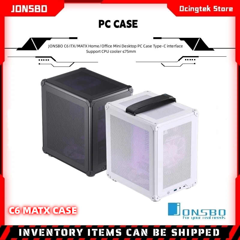 Jonsbo C6 Itx Matx Home Office Mini Desktop Pc Case Type C Interface