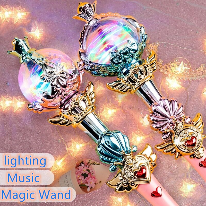 Fairy Magic Wand Children Princess Glowing Toy Balabala Flashing Wand ...