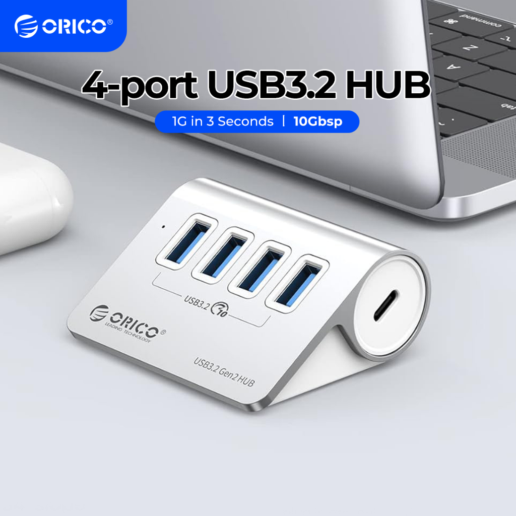ORICO USB C Hub 10Gbps USB 3.2 Gen 2 Hub with 2 USB A Port 2 USB C Port ...