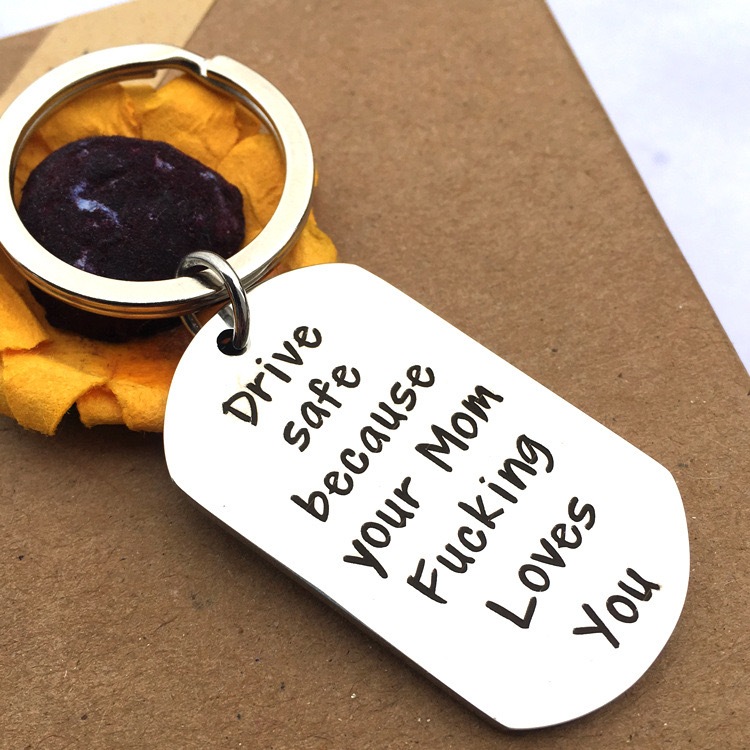 [Coisíní] Drive Safe Keychain Pendant For Family Gift For Friends Drive ...