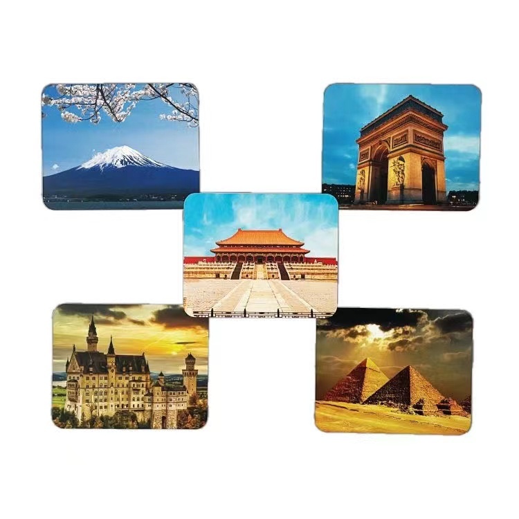 60pcs Toddlers World Flash Cards Famous Building Flash Card Children ...