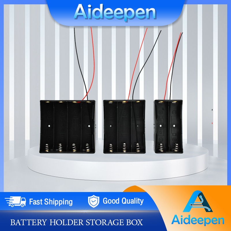 1/5PCS 18650 DIY Battery Holder Storage Box Battery Clip 2/3/4 Slots 3 ...