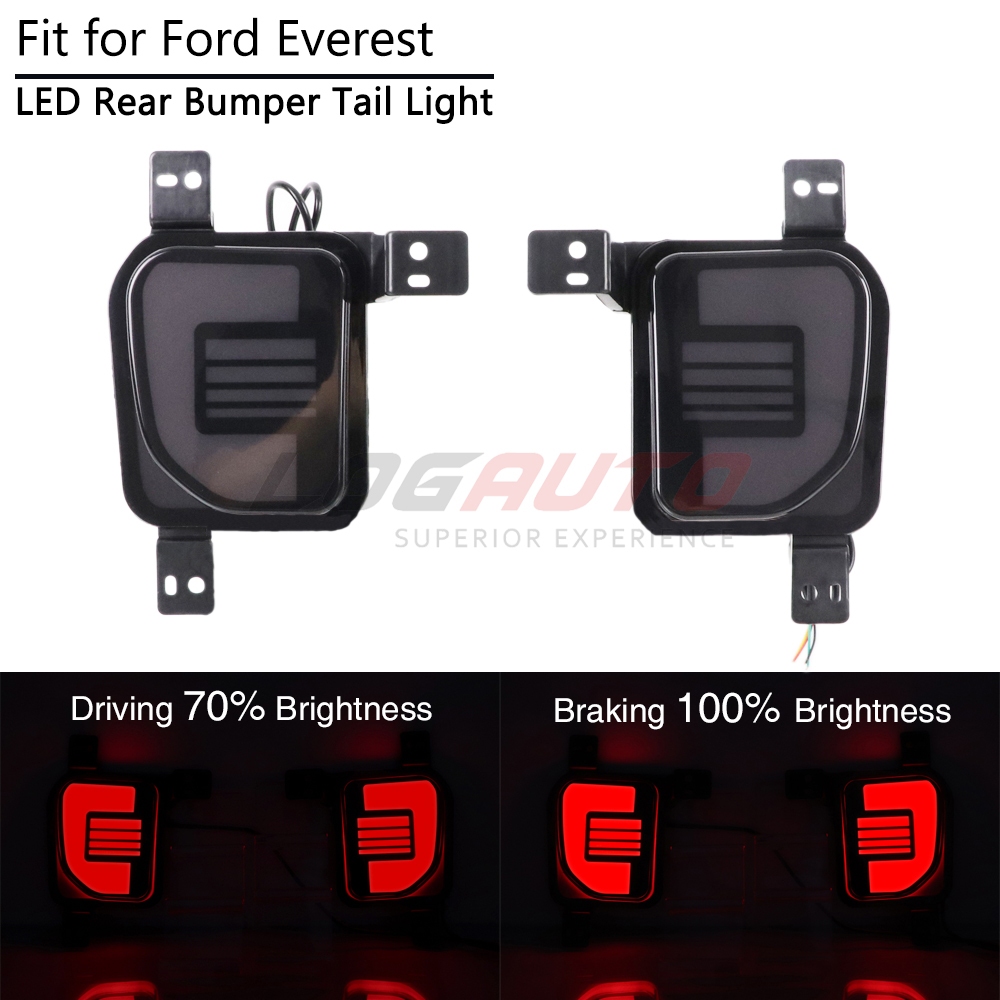 LED Reflector Rear Bumper Tail Light For Ford Everest 2022+ Brake ...