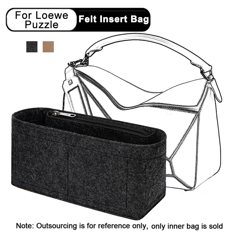 Evertoner Felt Insert Bag For Puzzle Organizer Handbag Tote Inner ...