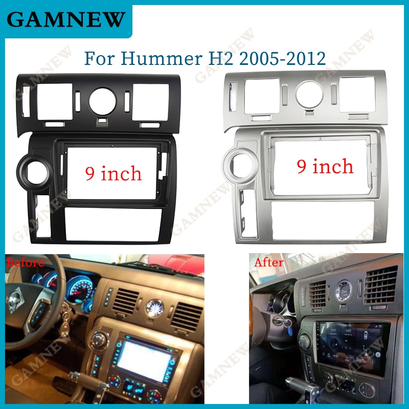 9 Inch Car Frame Fascia Adapter Canbus Box Decoder For Hummer H2 2005 ...