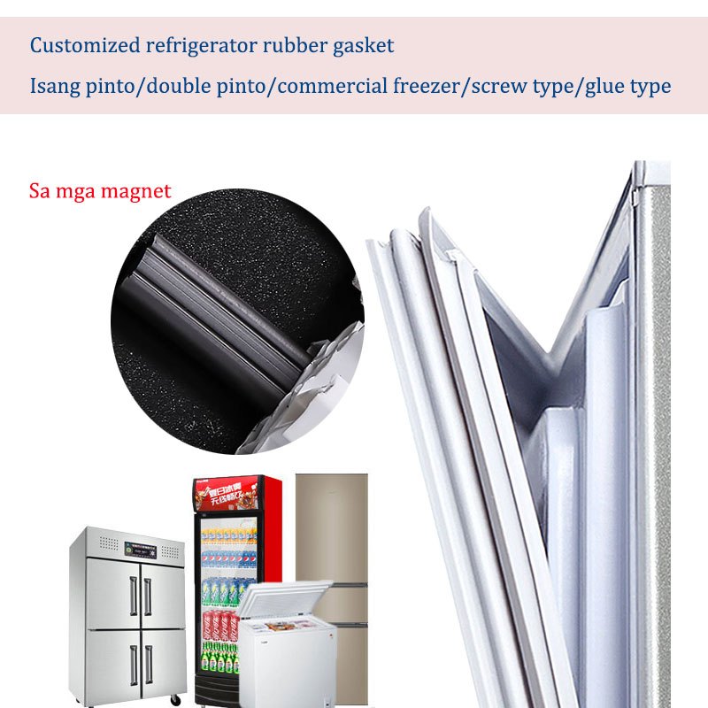 Refrigerator rubber gasket sealing strip Household commercial door tape ...
