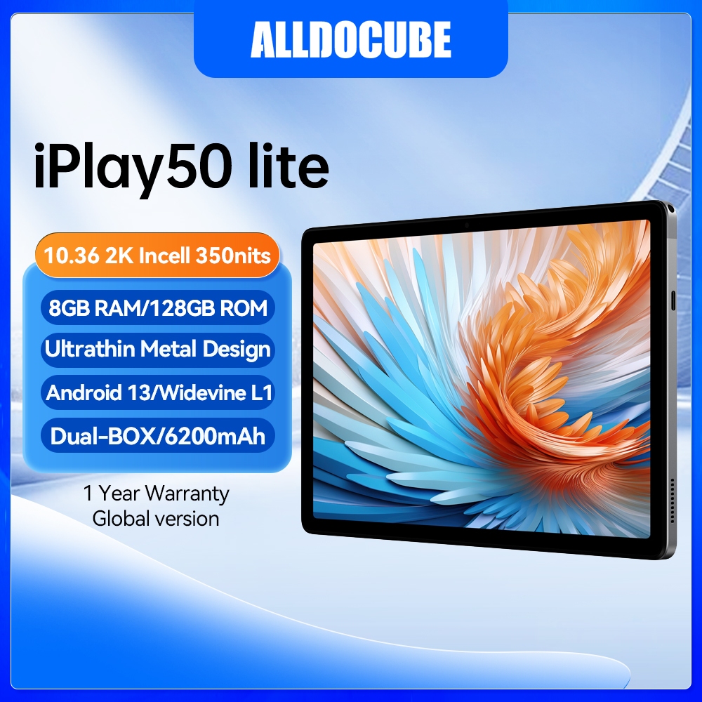 Alldocube iPlay 50 Lite Tablet 10.4inch 2K Screen Android13 4GB RAM ...