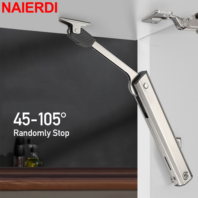NAIERDI Heavy Duty Hydraulic Cabinet Hinge Randomly Stop Soft Closing ...