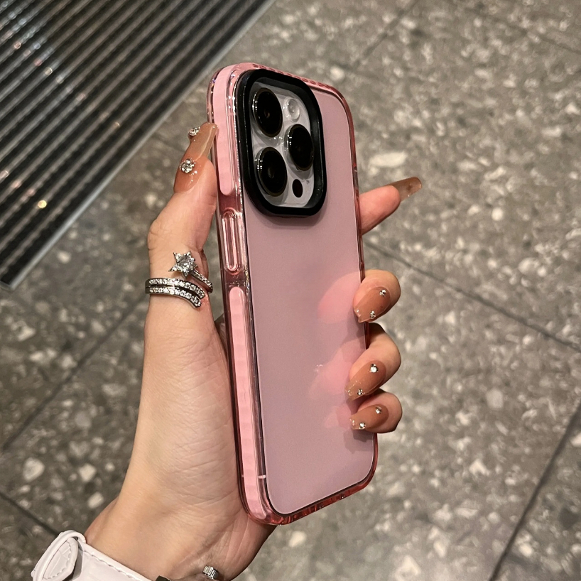 【Thickened/TPU soft case/Pink】compatible for iphone 1 12 13 14 15 16 ...
