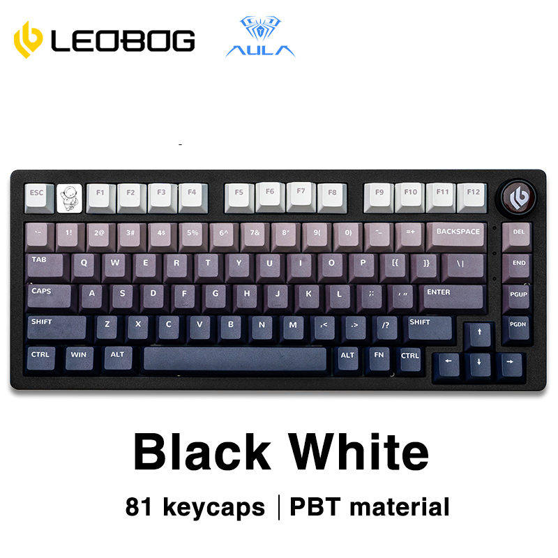 AULA LEOBOG 81 Keys Keycap Original Keycaps PBT Sublimation Keycaps ...