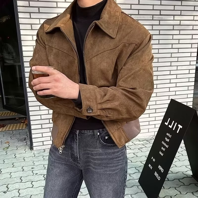 American Style Retro Jacket High Quality Casual Jacket American Retro ...