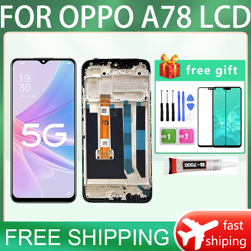 Original For OPPO A78 CPH2483 / A58 / A1X / A58X / A77S CPH2473 LCD ...