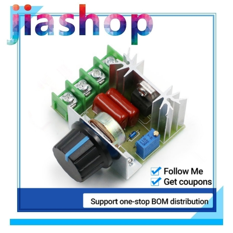 AC 220V 2000W SCR Voltage Regulator Dimming Dimmers Motor Speed ...