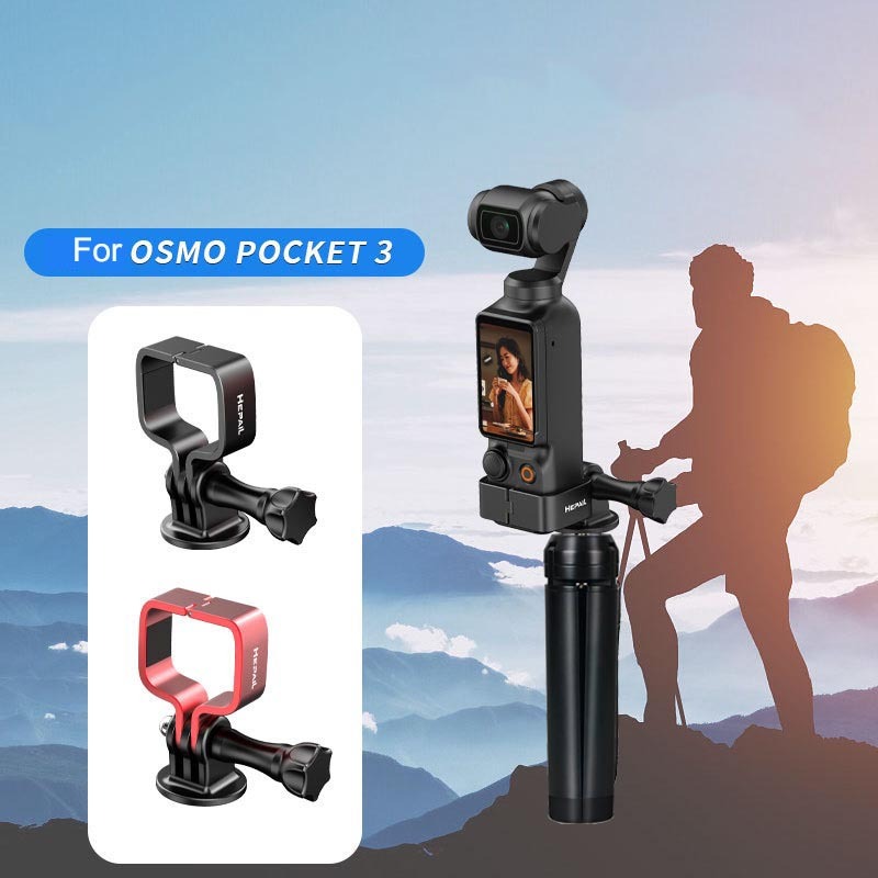 3 in1 for Pocket 3 Camera Adapter Border Clip Base Screw Mounts Selfie ...