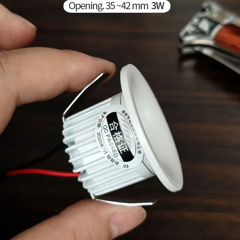 Dimmable Mini LED Spot Light Downlight COB 3W Led Spot 220V Indoor ...