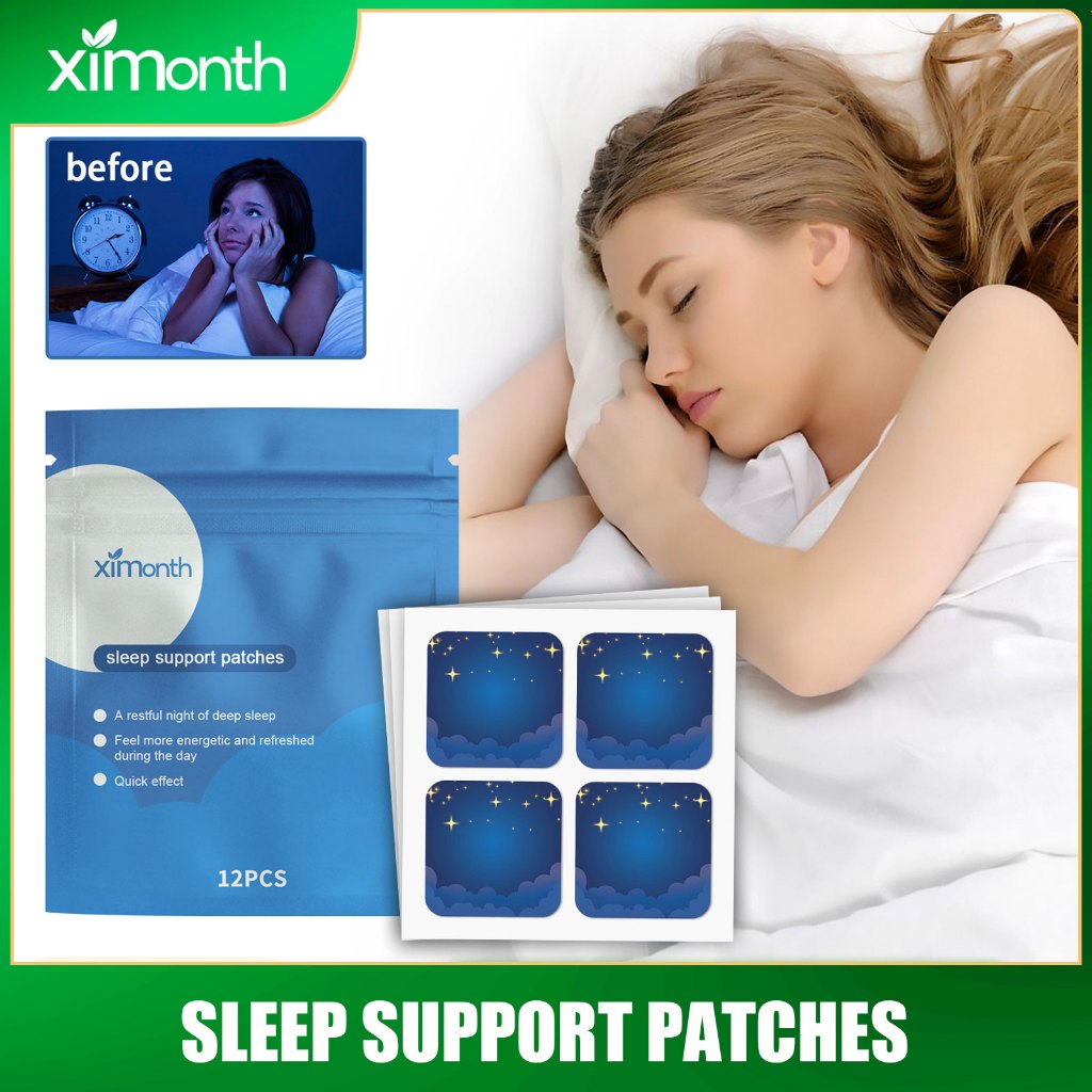 Ximonth Sleep Aid Patch 12pcs Herbal Sleeping Patches For Adults ...