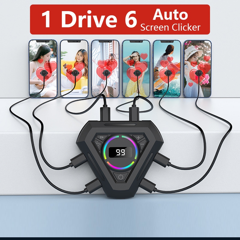 199 Gear screen clicker G55 Tiktok live Auto Tap like heartbeat ...