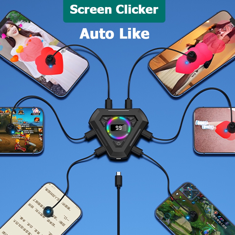 199 gear Screen Clicker tap adjustment 6 Heads Small Smart auto ...