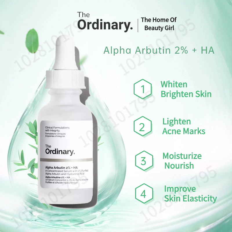 The Ordinary Alpha Arbutin 2% + HA 30ml For Hyperpigmentation & Dark ...