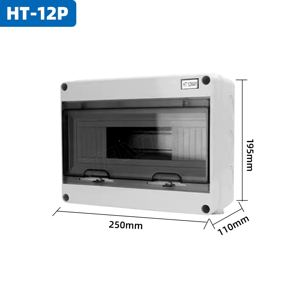 Outdoor Waterproof Electrical Distribution Box HT IP65 5 8 12 15 18 Ways MCB Switch Meter PC ...