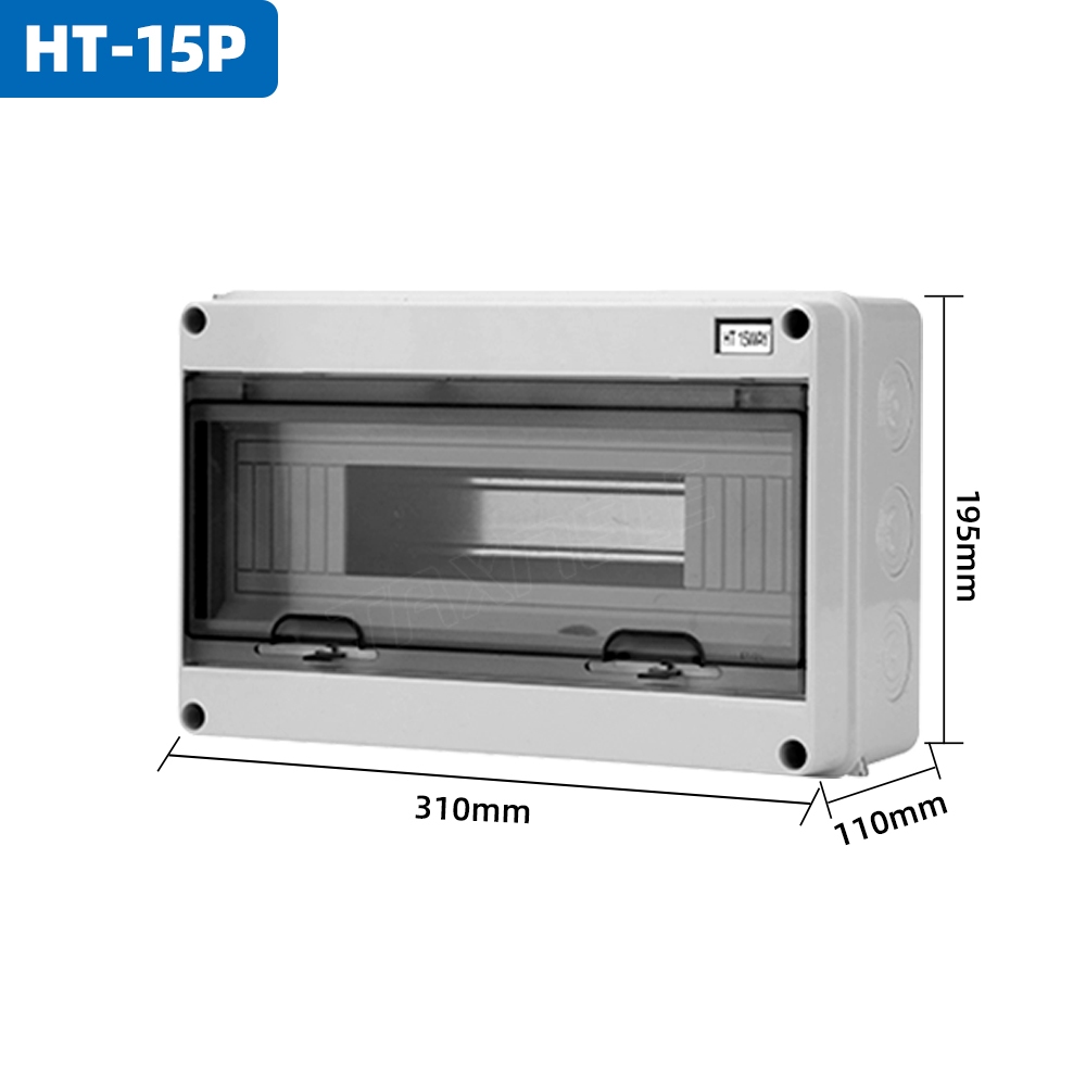 Outdoor Waterproof Electrical Distribution Box HT IP65 5 8 12 15 18 ...