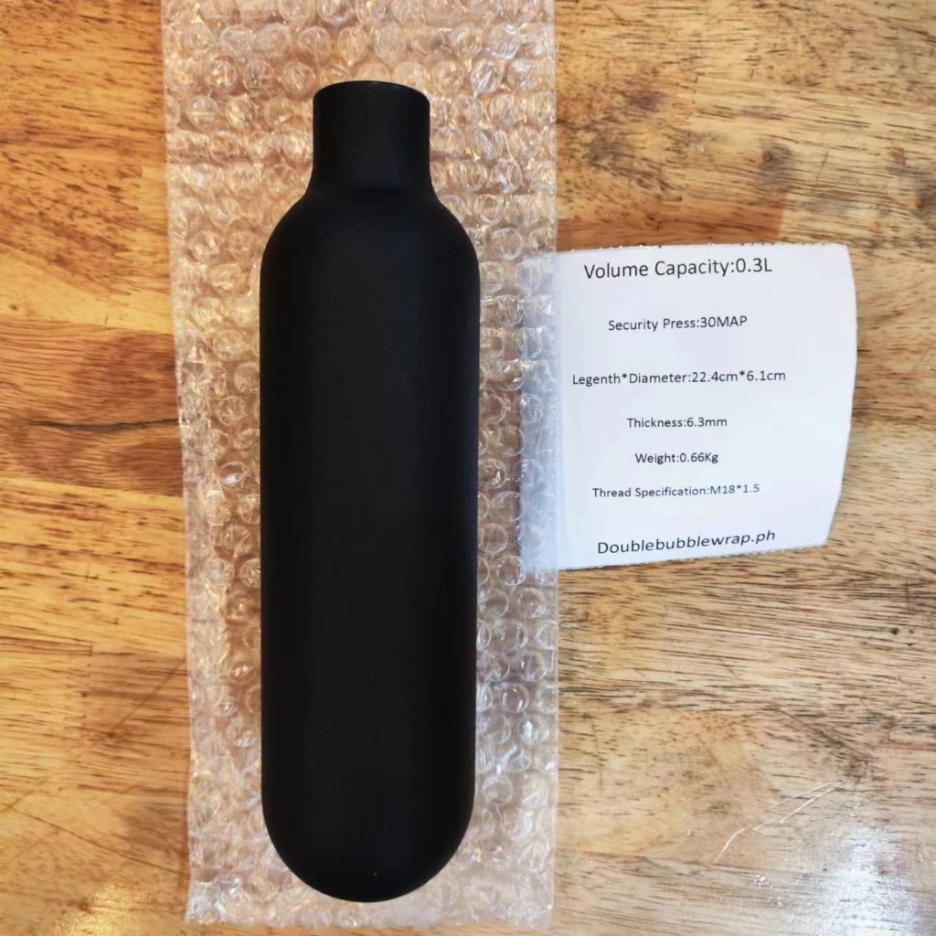 Round Bottomed Aluminum Bottle M18*1.5 Tank Bottle 4500 PSI Tank For ...