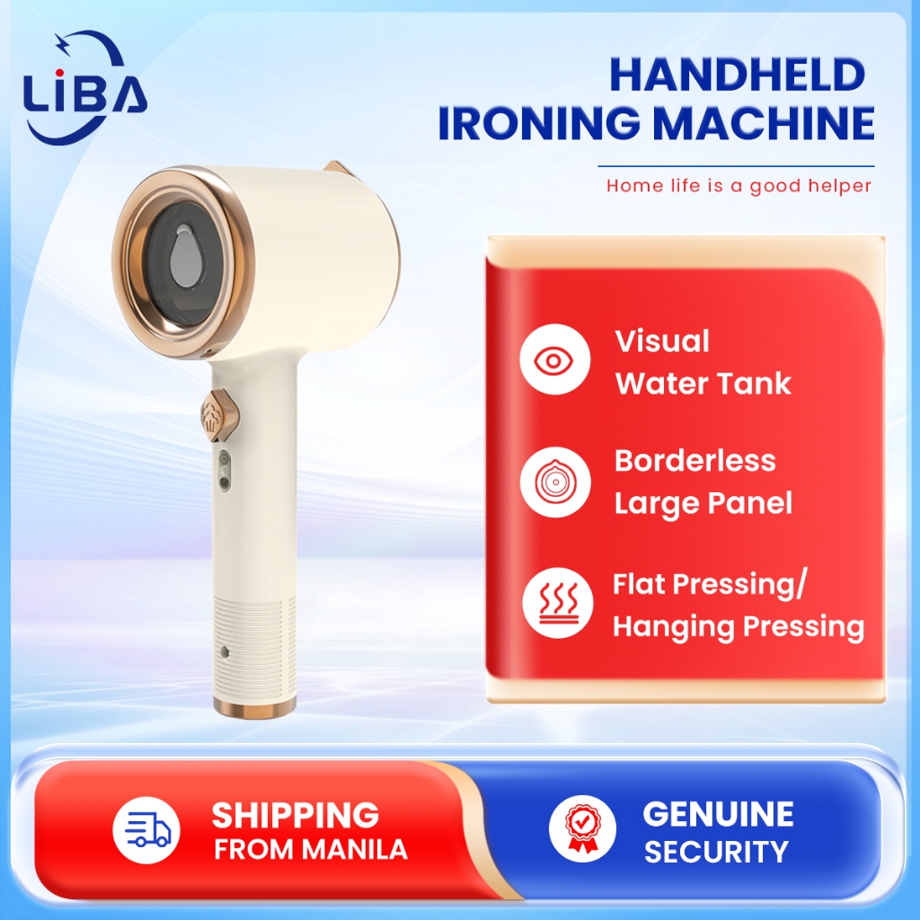 LIBA Steamer Iron For Clothes Small Handheld Clothes Ironing Machine ...