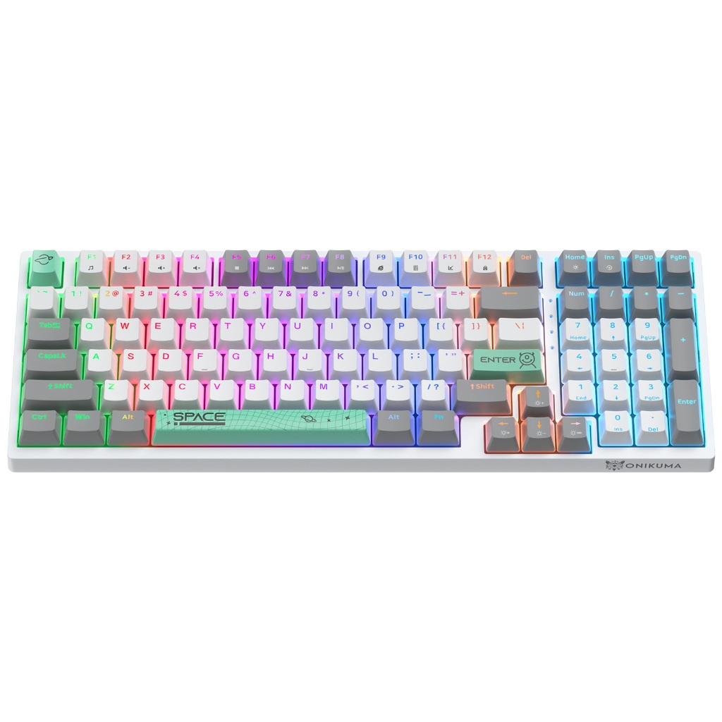 ONIKUMA New G38 Computer Mechanical Keyboard 98 Key Game Keyboard Cool ...
