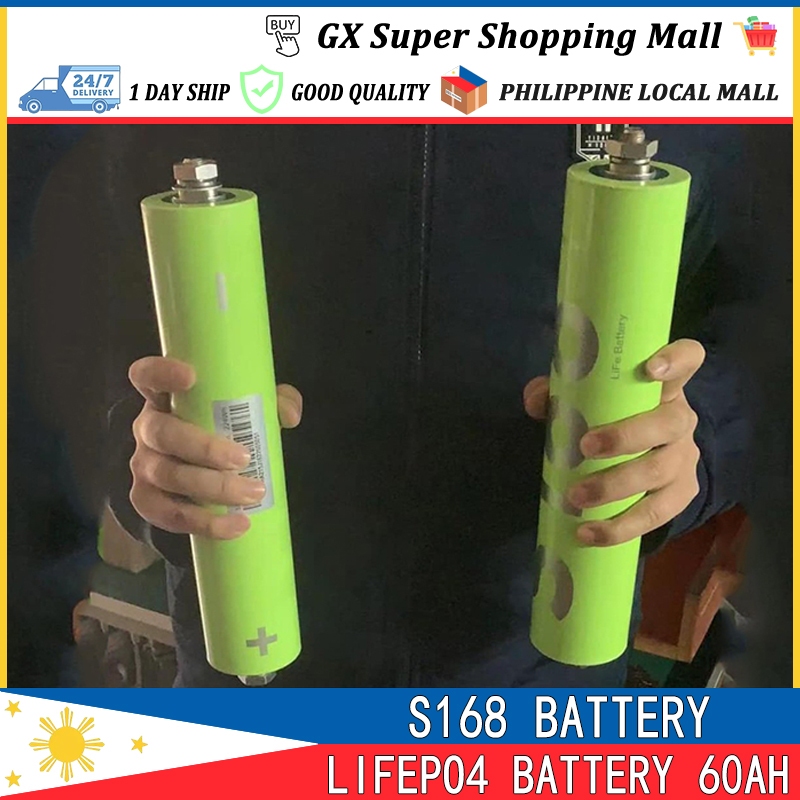 【On hand】 S168 LifePo4 battery 60Ah and 30ah 3.2v w/ bolts and nuts w/o ...