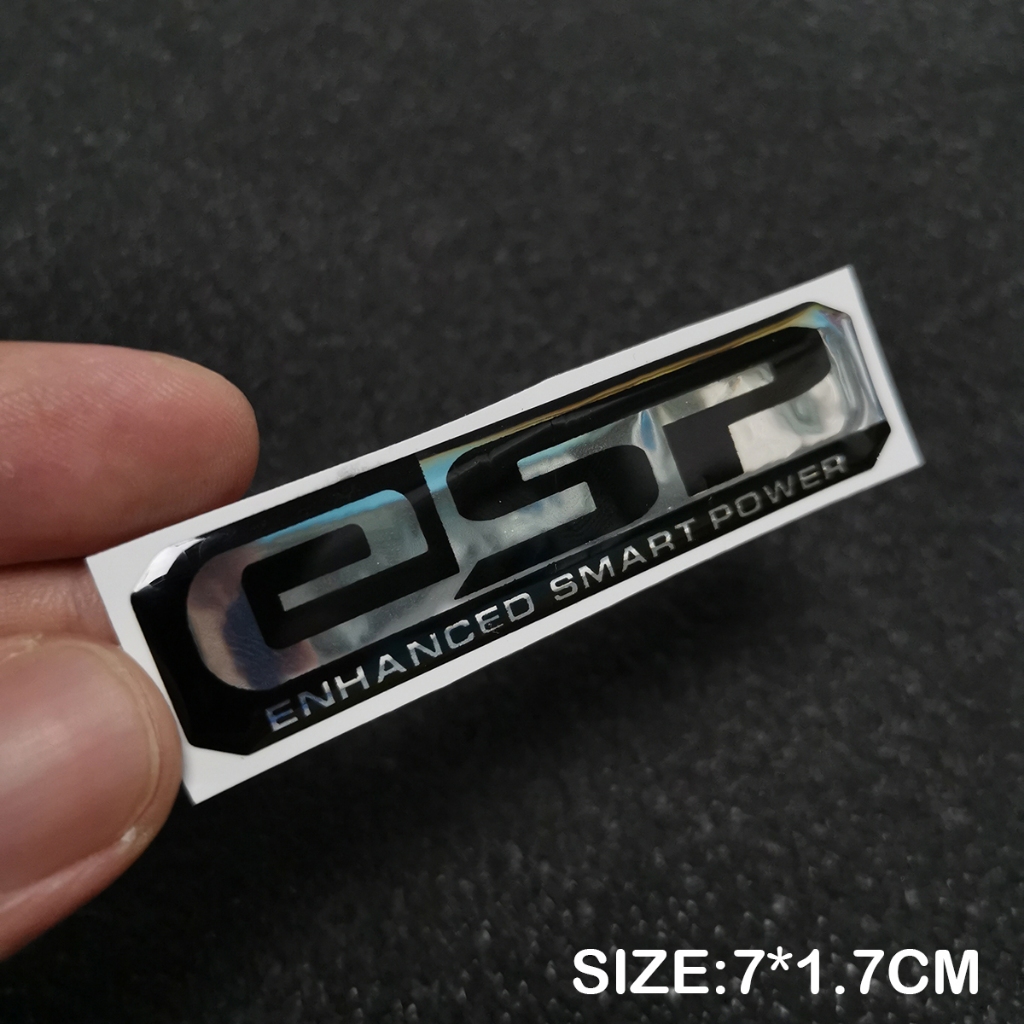 ESP PGM FI BLUE CORE Emblem resin sticker for motorcycle click vario ...