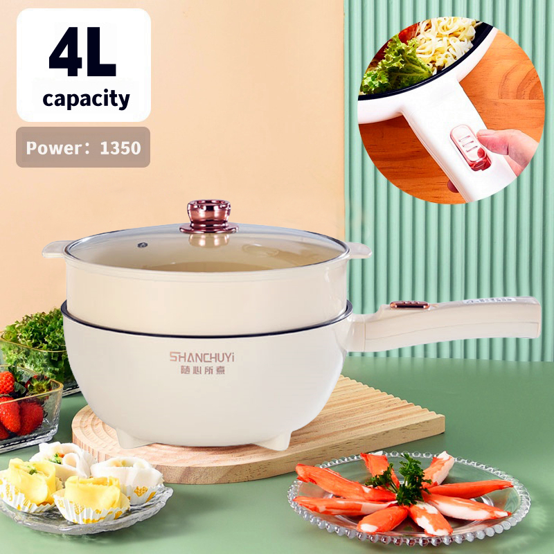 Original Electric Frying Pan with Cover 4L /1.6L/1.8L 30CM Non Stick ...