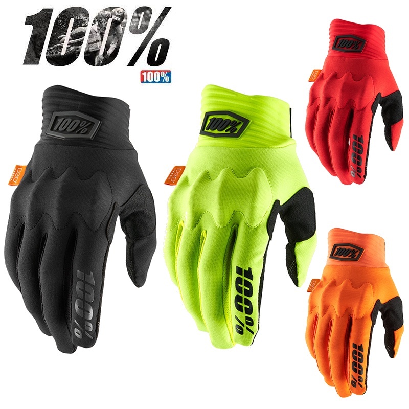 D3O 100% Gloves Motocross Men's and Women's Gloves Mountain Bike Touch ...
