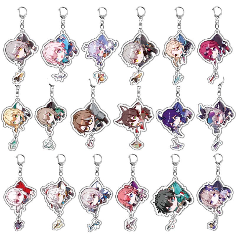 Honkai: Star Rail keychain kafka danheng acrylic pendant | Shopee ...