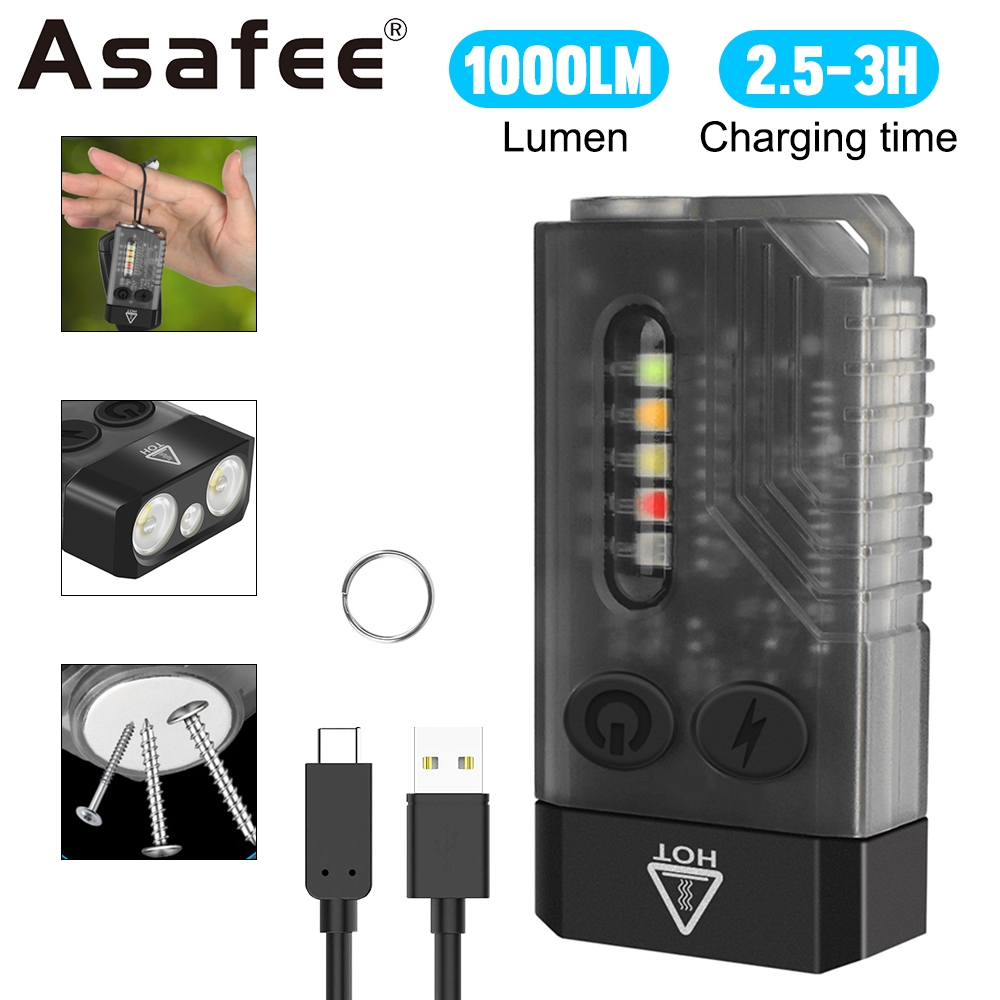 Asafee V10 Portable Tactics Mini Flashlight 800LM XM-L2 LED flashlights ...