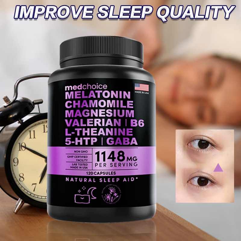 Improve Insomnia and Relieve Stress - Natural Sleep Aid for Adults(30 ...