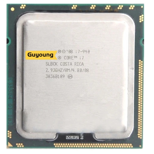 YZX Core I7 940 i7-940 2.9GHz quad core 4-cores CPU Processor 130W 8M ...