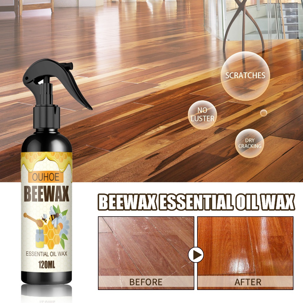 120ml Beeswax Spray Home Furniture Care Wooden Floor Cabinets Table ...