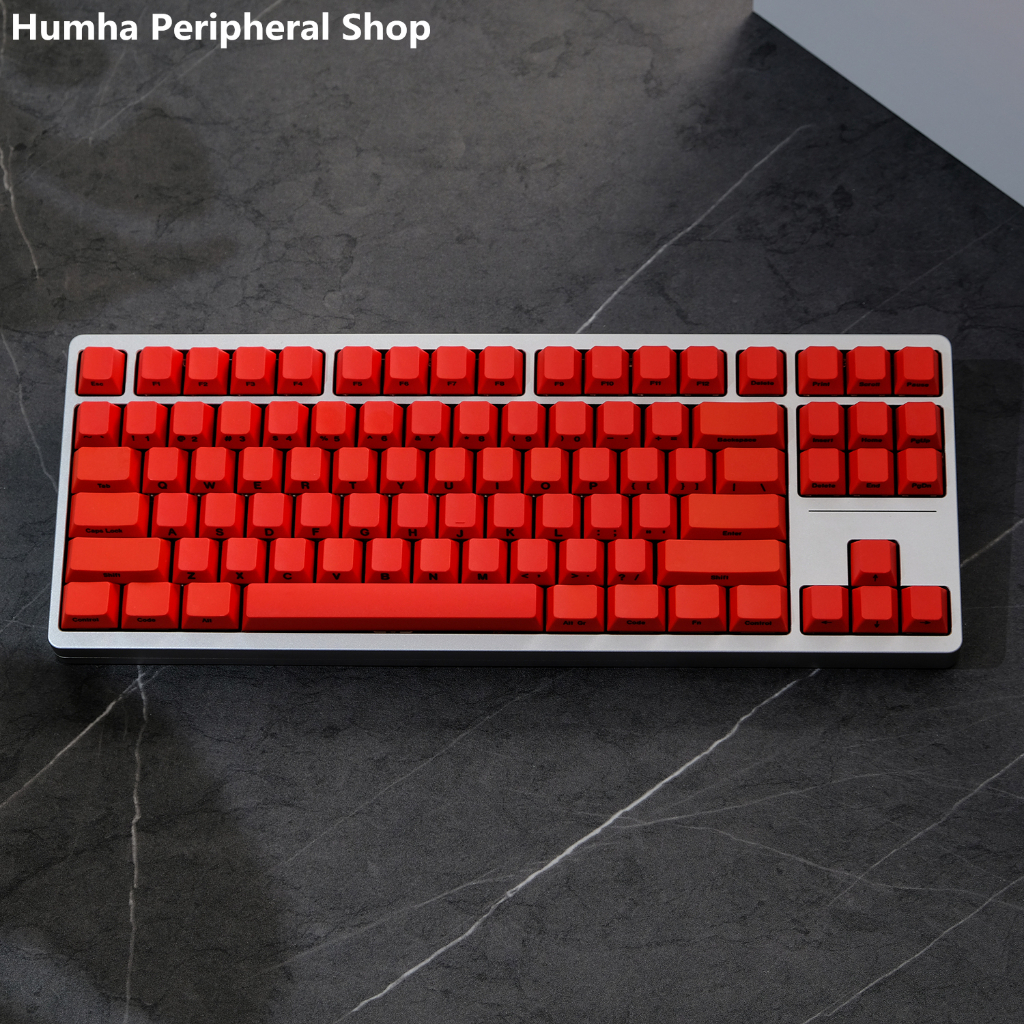 Humha Icon side engraving keycap PBT material Dye-Sublimation Cherry profile Mechanical Keyboard ...