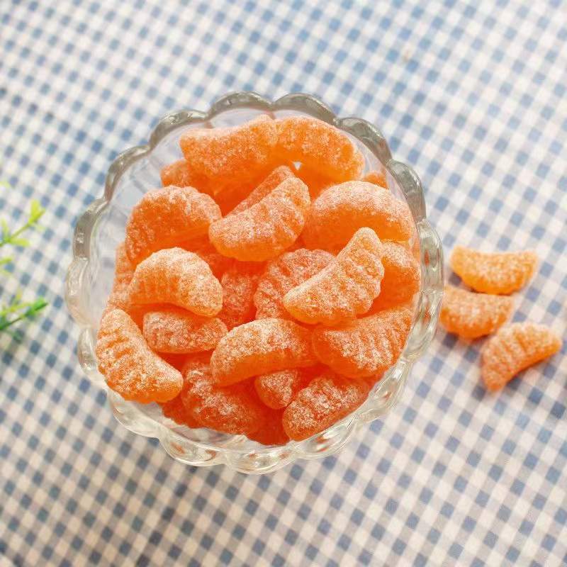 Orange Candy Nostalgic Gummy Soft Candy Chewy Snack 500g/1000g | Shopee ...