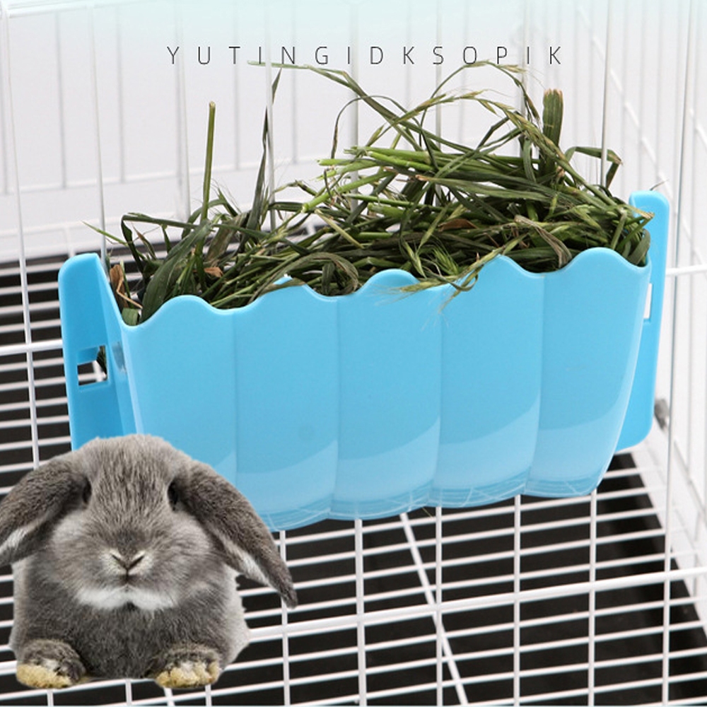 Rabbits to Eat Grass Hanging Rack Pet Cage Put Grass Rack Grass for Pet ...