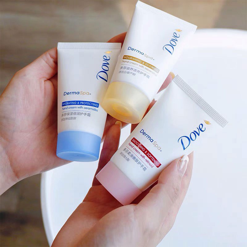 Dove Hand cream Moisturizing Double Relaxed Nourish Translucent Silky ...