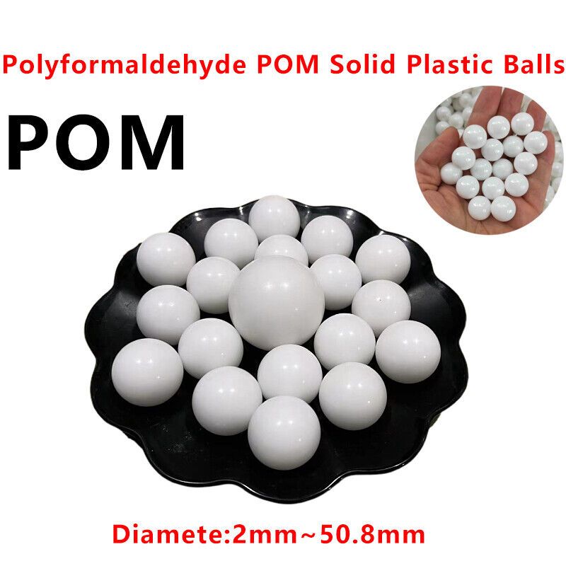 500~10PCS Plastic Balls Solid Round Ball POM Ball Bearing Valves in ...