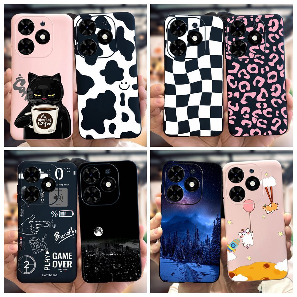 For Tecno Spark Go 2024 Casing Shockproof Silicone Soft TPU Shockproof ...