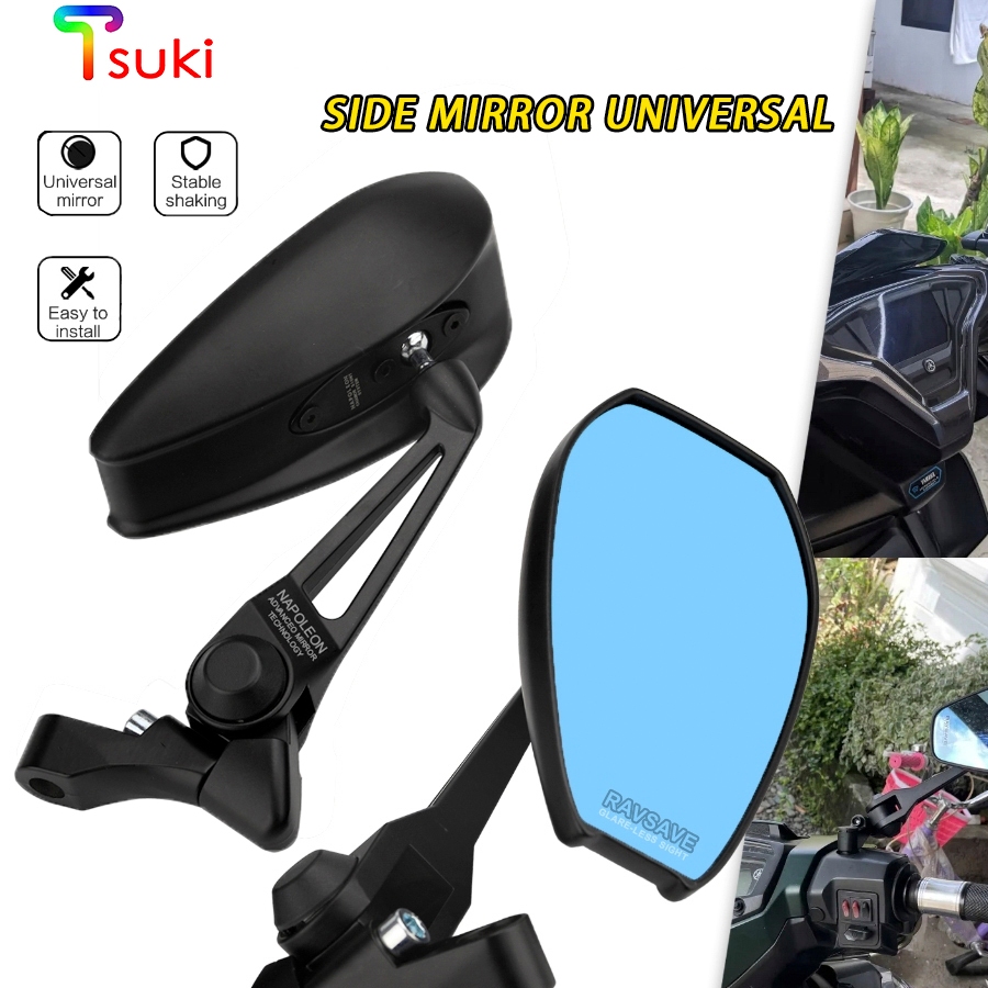 Tsuki Motorcycle Side Mirror Street King Anti-glare Street King ...