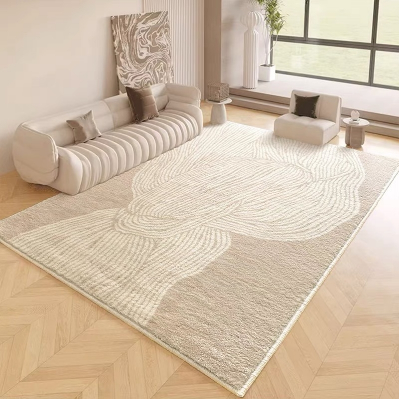 Carpet for living room,imitation cashmere Cream style simple pattern ...