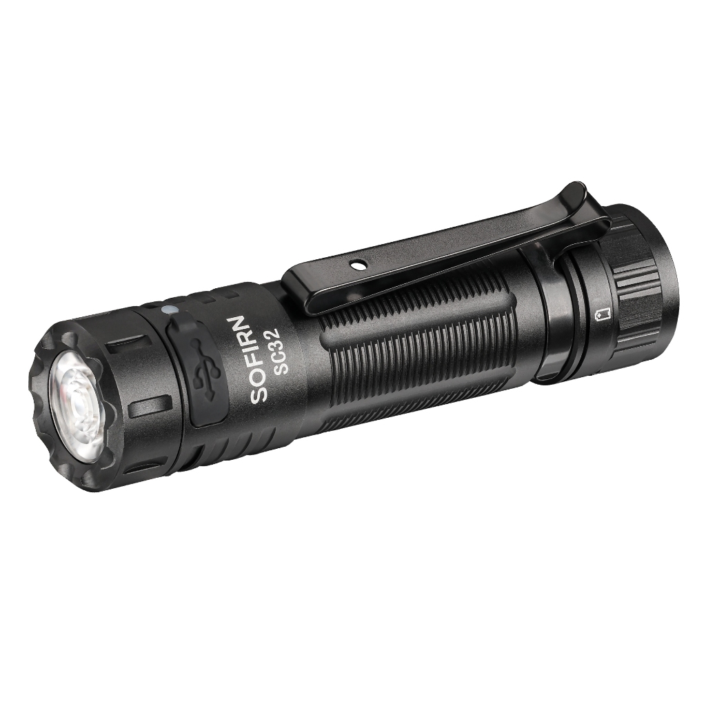 Sofirn SC32 LED Flashlight Super Bright 2000 Lumen SST40 LED Light USBC ...