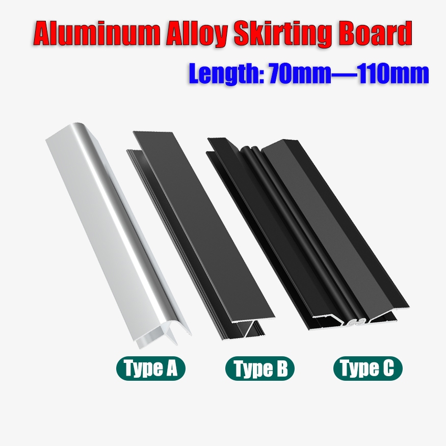 Aluminum Alloy Skirting Board Corner Cabinet Kitchen Internal and ...