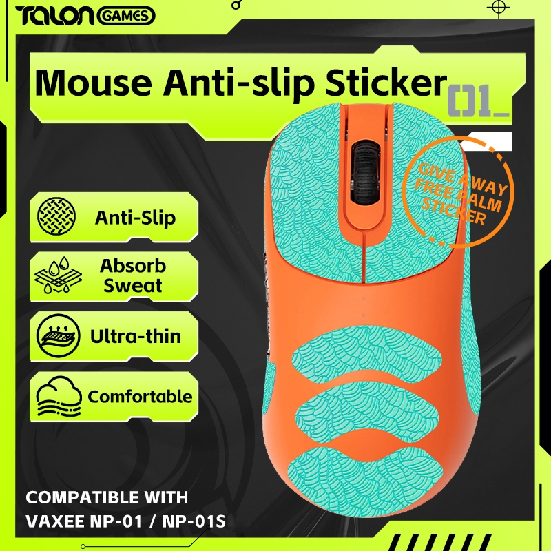 TALONGAMES Mouse Grip Tape For VAXEE NP-01 / NP-01S Gaming Mouse,Palm ...