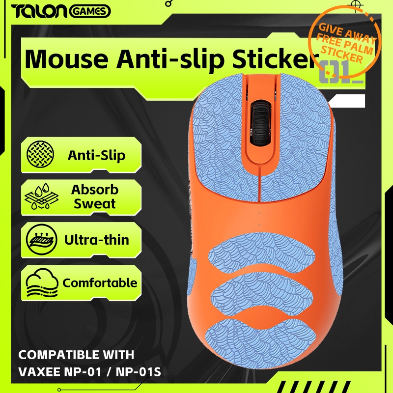 TALONGAMES Mouse Grip Tape For VAXEE NP-01 / NP-01S Gaming Mouse,Palm ...