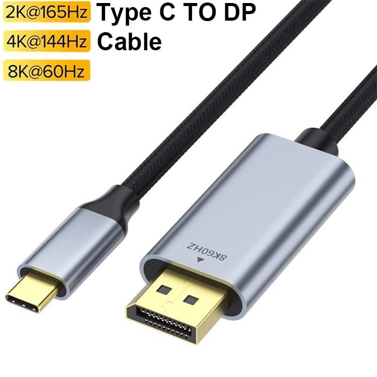 Usb C To Displayport Cable 8K Type C To DP 1.4 Cable 8K 60Hz 4K 144Hz ...